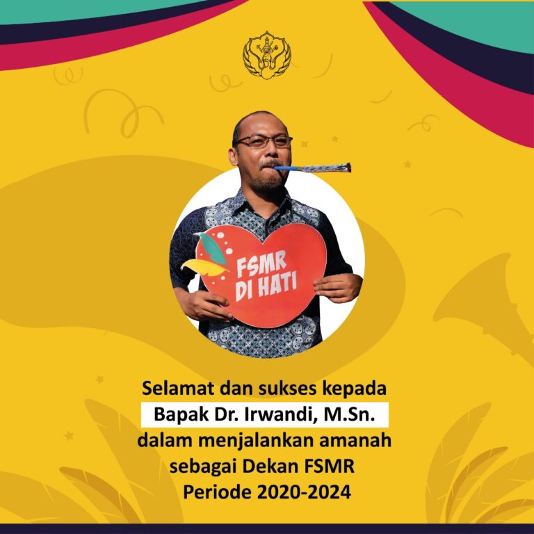 DEKAN FSMR ISI YOGYAKARTA PERIODE 2020-2024 – isijogja :: Fakultas Seni Media Rekam
